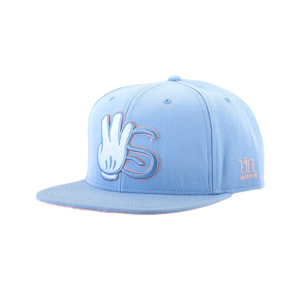 Gorra 3S/WS Snapback azul pastel - ANVEM